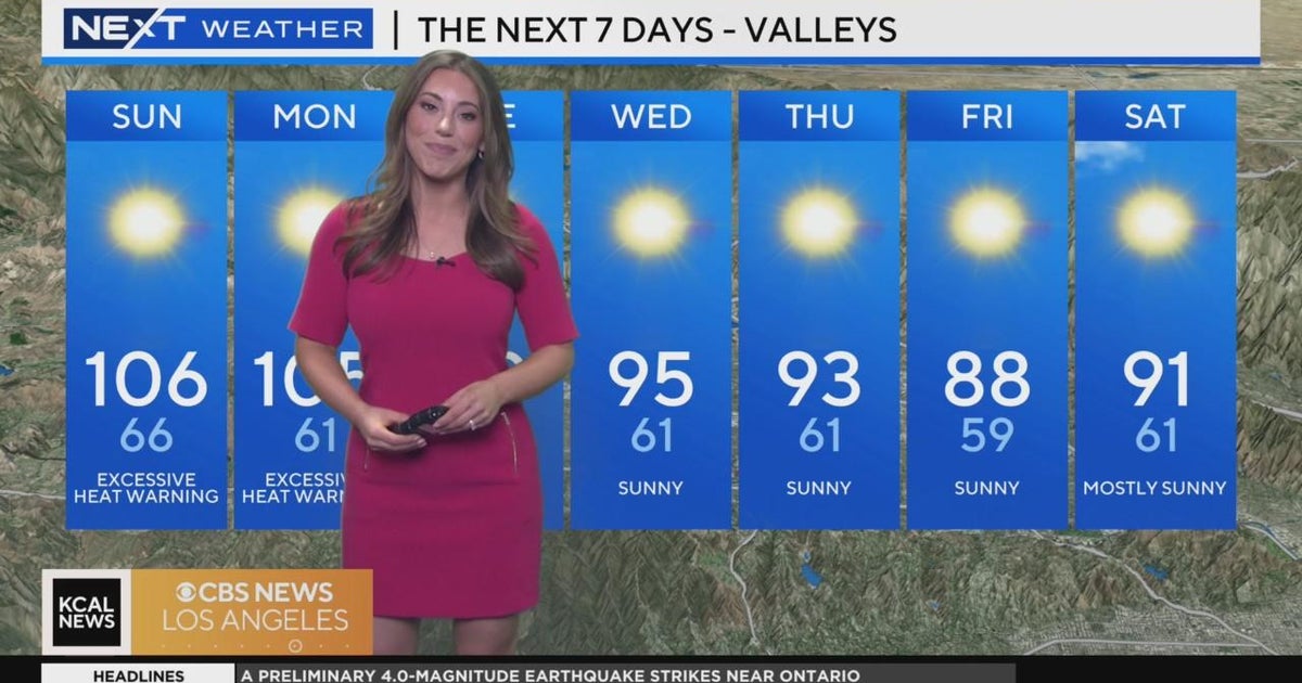 Alex Biston's 7 a.m. forecast | NEXT weather (10/6) - CBS Los Angeles