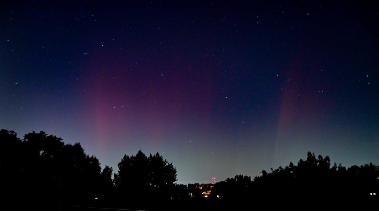 Photos show Northern Lights seen from the Pittsburgh area - CBS Pittsburgh
