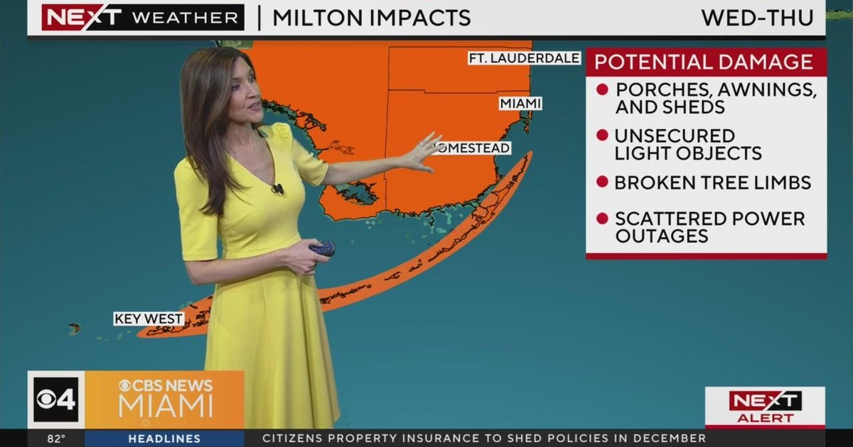 Tracking Hurricane Milton: Wednesday 10/9/2024 8AM - CBS Miami