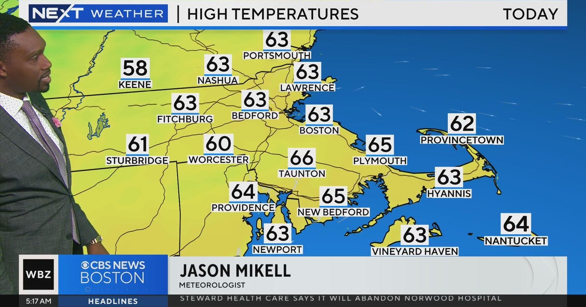 Next Weather: WBZ morning forecast for October 9, 2024 - CBS Boston