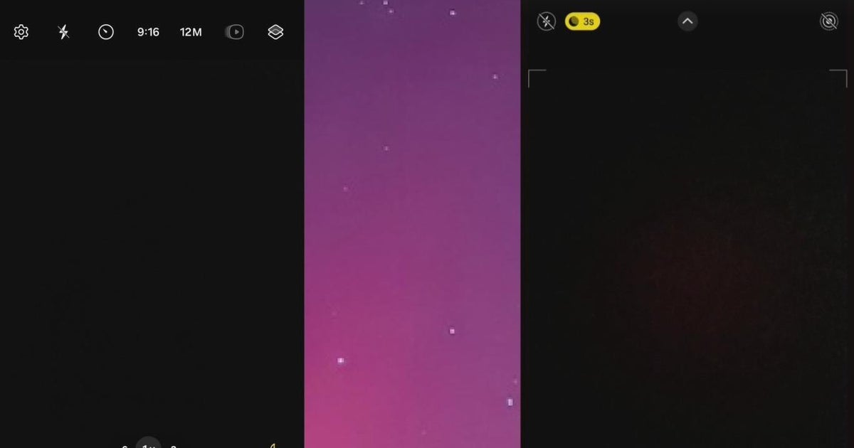 How to use night mode to get good photos of the northern lights - CBS ...