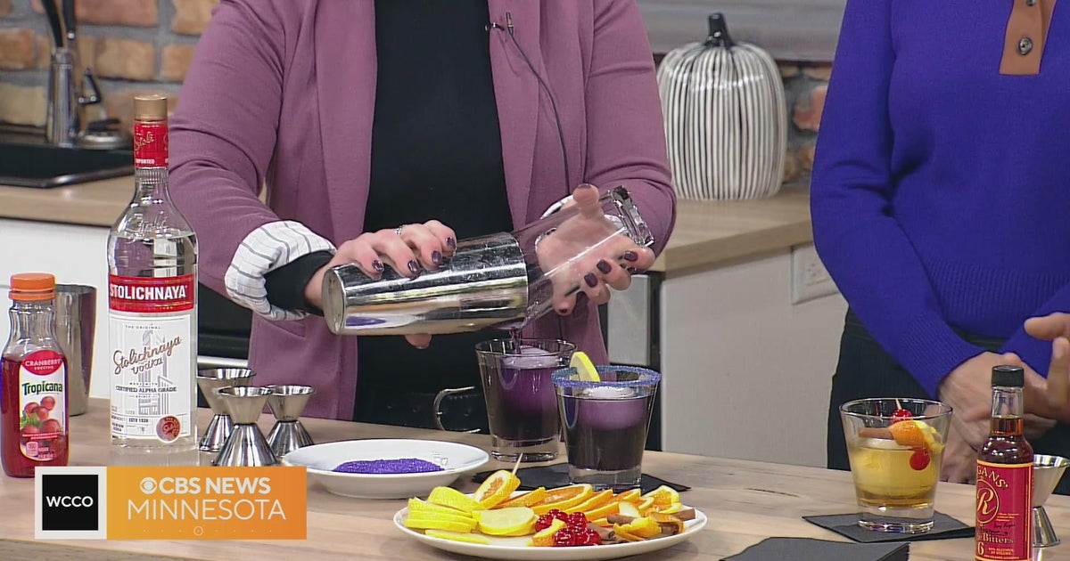 Wadsworth mixes up fall drinks, including Purple People Eater - CBS ...