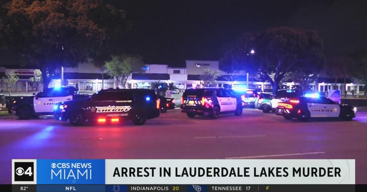 Arrest made in Lauderdale Lakes murder - CBS Miami