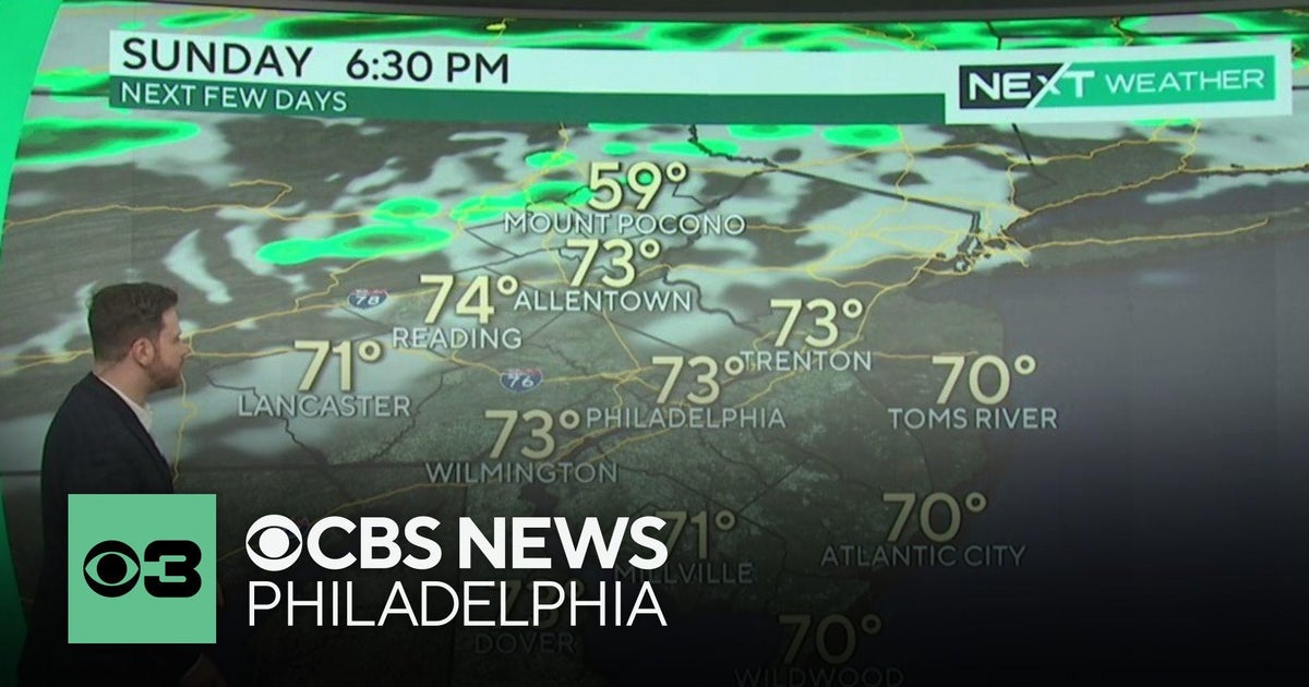 Mostly cloudy Sunday night in Philadelphia region - CBS Philadelphia Mostly cloudy Sunday night in Philadelphia region - CBS Philadelphia