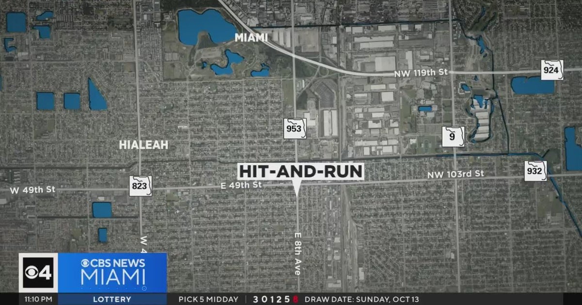 2 killed in Hialeah hit-and-run - CBS Miami