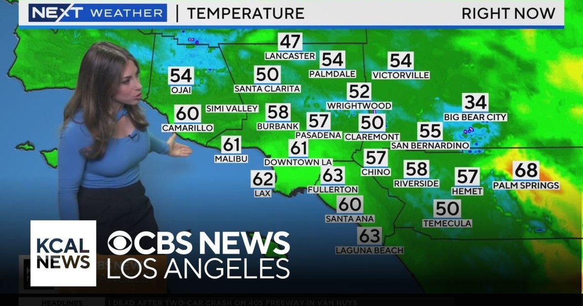 Alex Biston’s 8 a.m. forecast | NEXT Weather - CBS Los Angeles