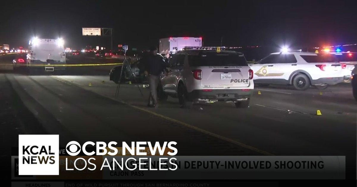 Traffic in the Cajon Pass heavily impacted with northbound 15 Freeway lane closures as police ...