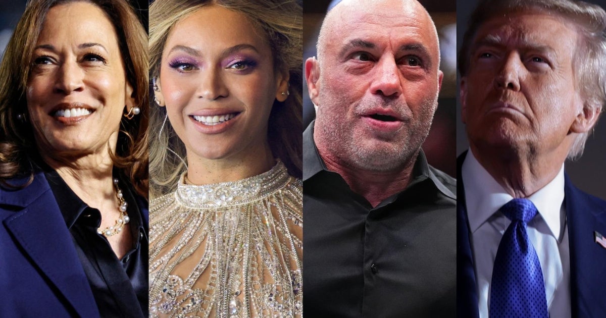 Harris and Beyoncé in Texas, Trump joining Rogan podcast - CBS News