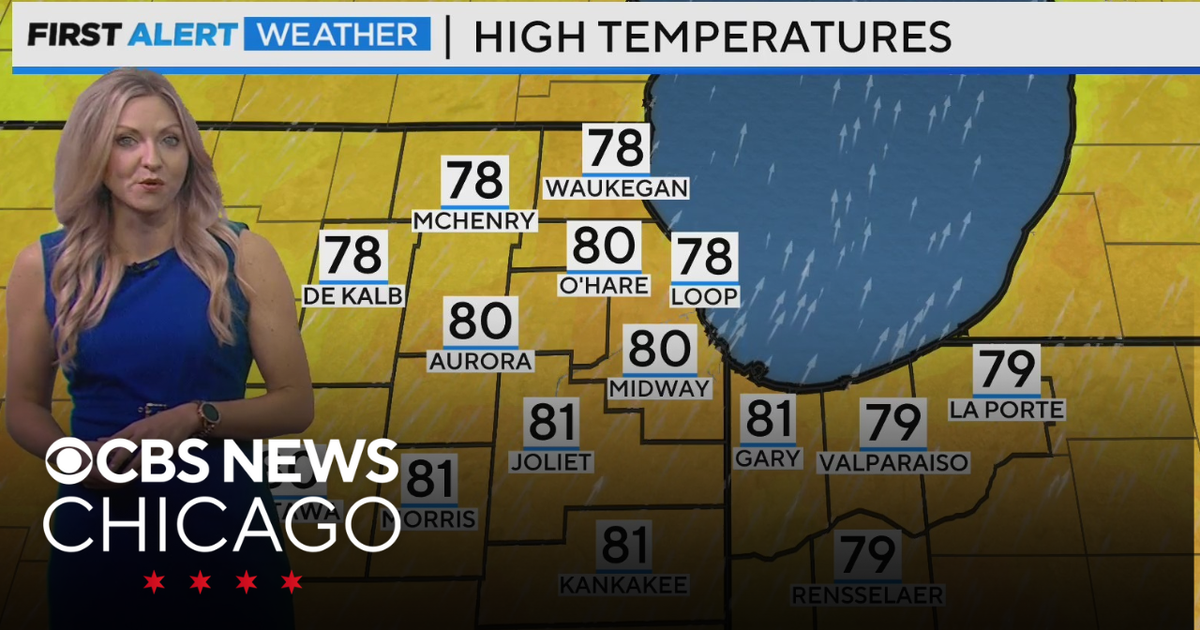 Windy and warm day in Chicago - CBS Chicago