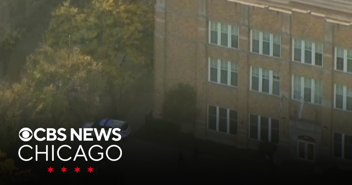 At least one person wounded in shooting near school in Chicago - CBS ...