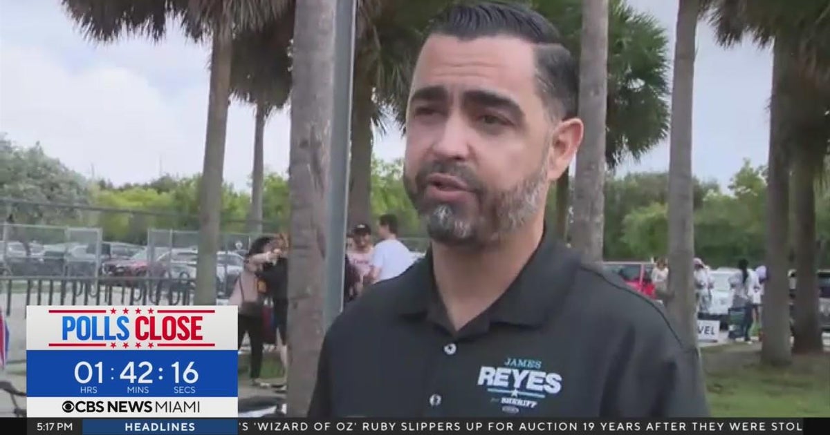 James Reyes sees tight race for Miami-Dade sheriff - CBS Miami