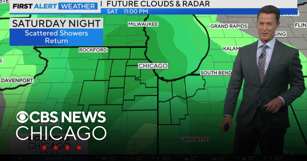 Rain coming Saturday night to Chicago area - CBS Chicago