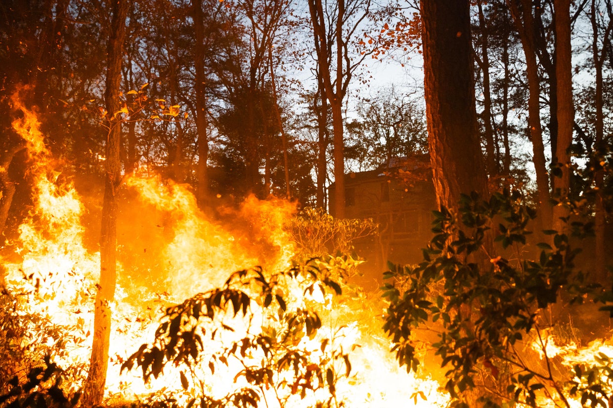 See photos from South Jersey wildfires amid drought, historic dry streak
