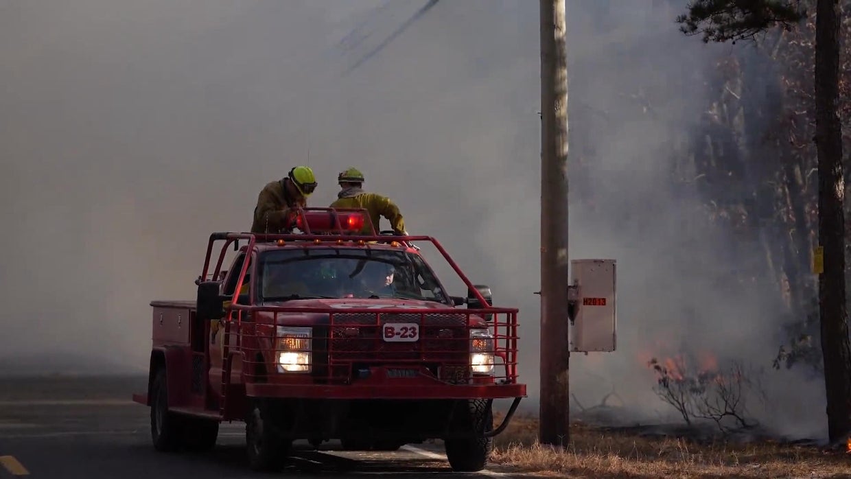 See photos from South Jersey wildfires amid drought, historic dry streak