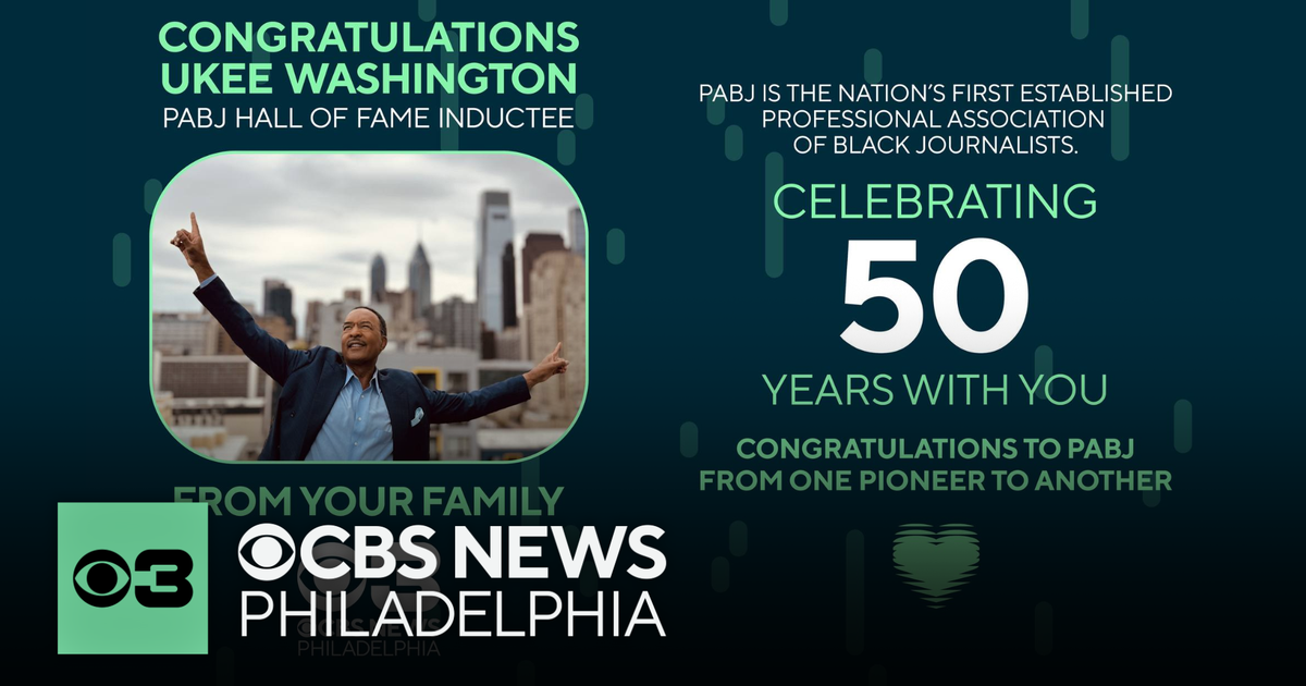 CBS News Philadelphia anchor Ukee Washington inducted into PABJ Hall of ...