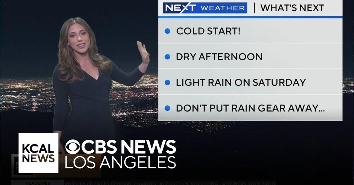 Alex Biston's 5 a.m. forecast | NEXT Weather - CBS Los Angeles