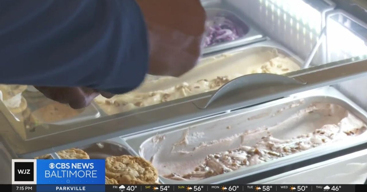 Community support saves plant-based Baltimore ice cream shop - CBS ...