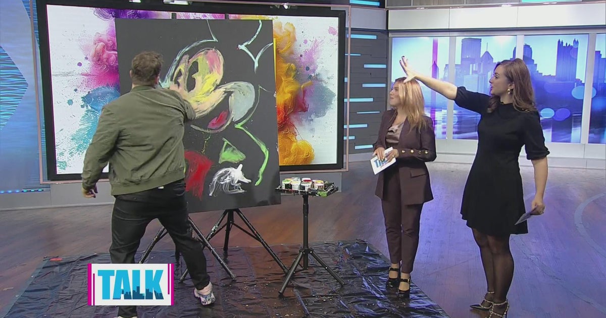 Cody Sabol speed paints for Talk Pittsburgh - CBS Pittsburgh
