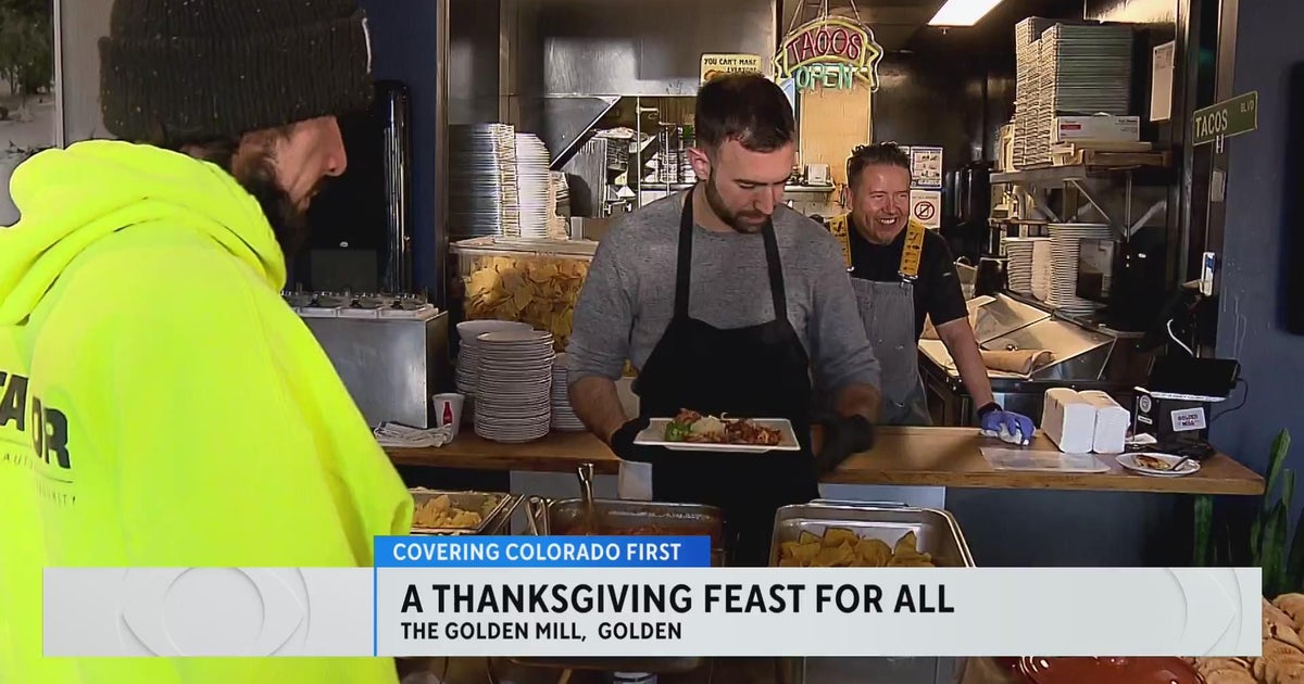 Thanksgiving feast presented for all at Golden Mill - CBS Colorado
