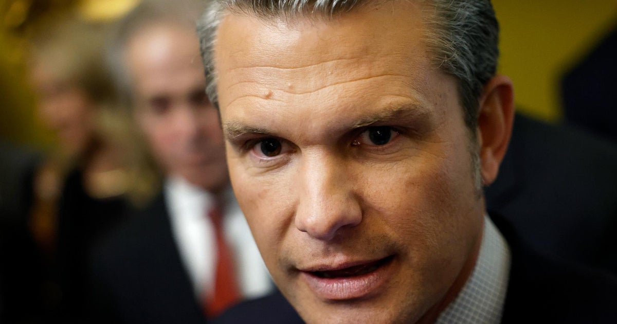 Will Hegseth stay in fight for secretary of defense confirmation? - CBS ...