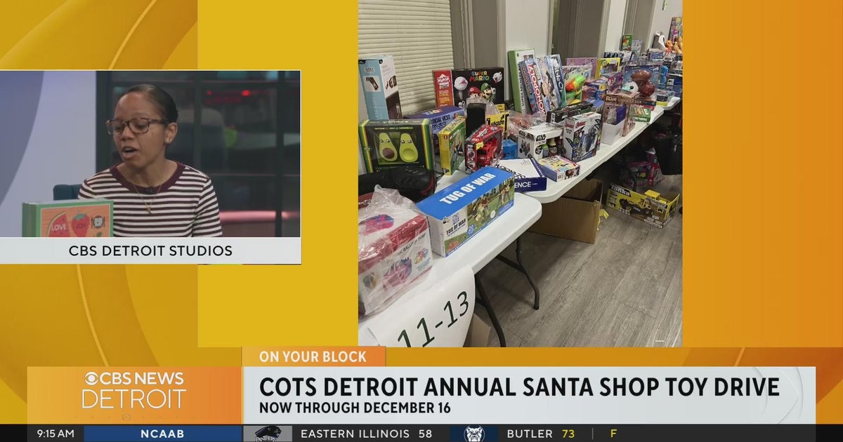 COTS Detroit gears up for annual Santa Shop toy drive - CBS Detroit
