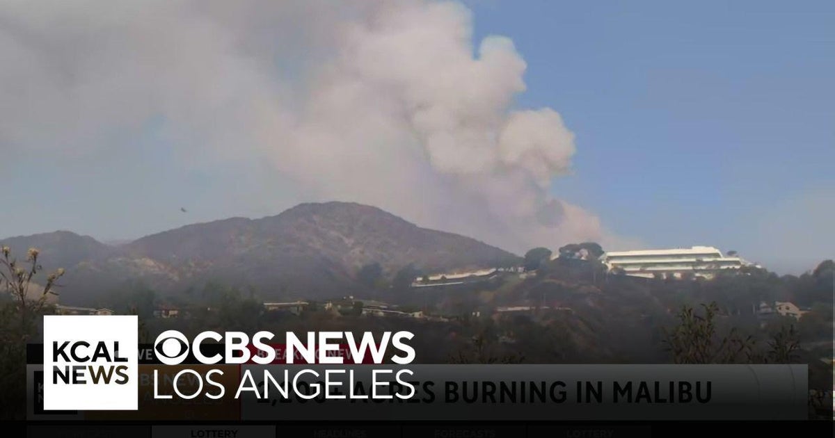 Franklin Fire reaches 2,200 acres - CBS Los Angeles