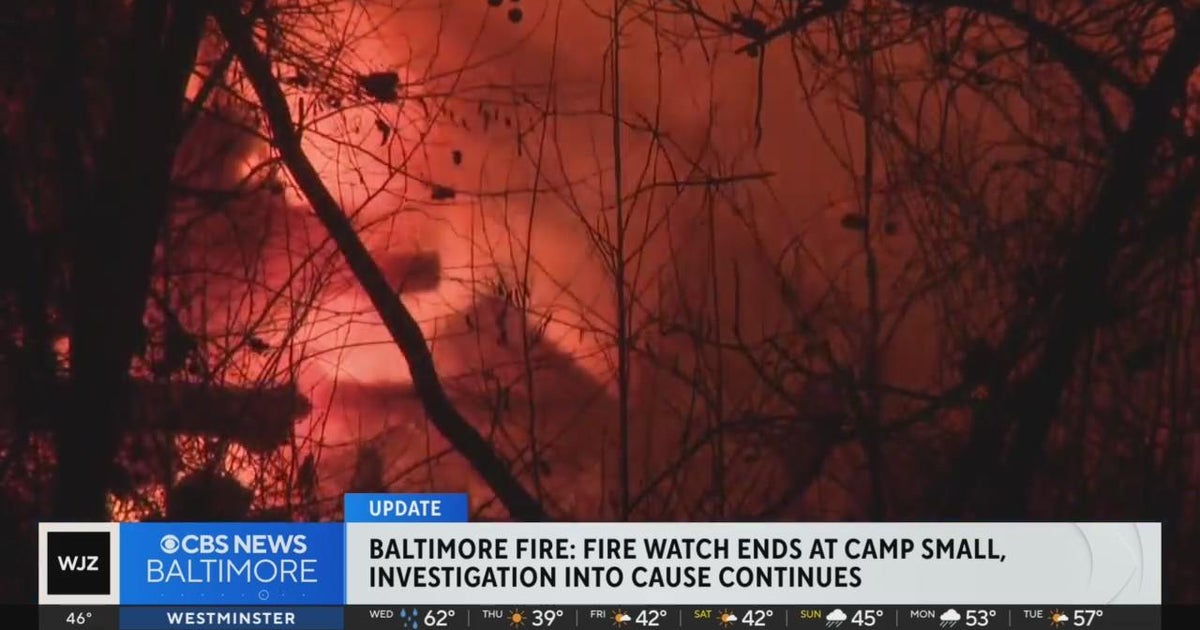Fire watch ends at Baltimore's Camp Small as investigation resumes ...