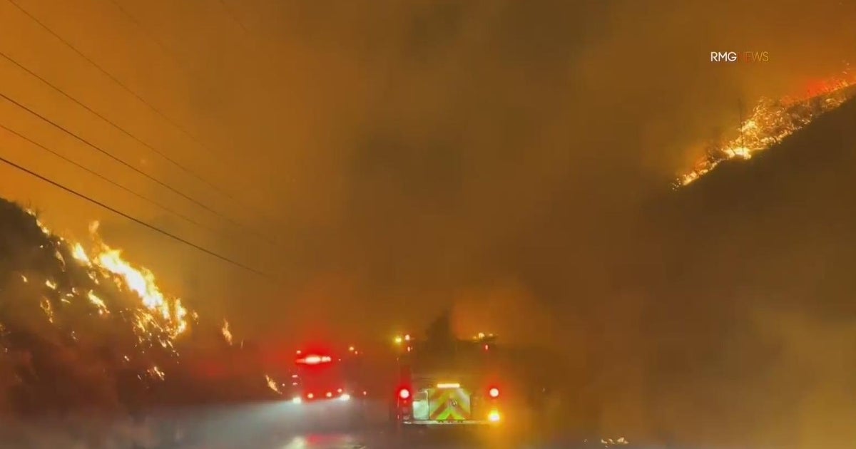 Franklin Fire continues to rage near Malibu in Southern California ...