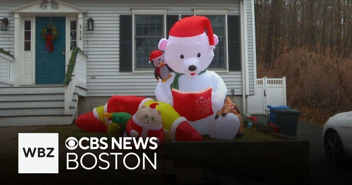 In New England, inflatable decorations mean keeping an eye on the ...