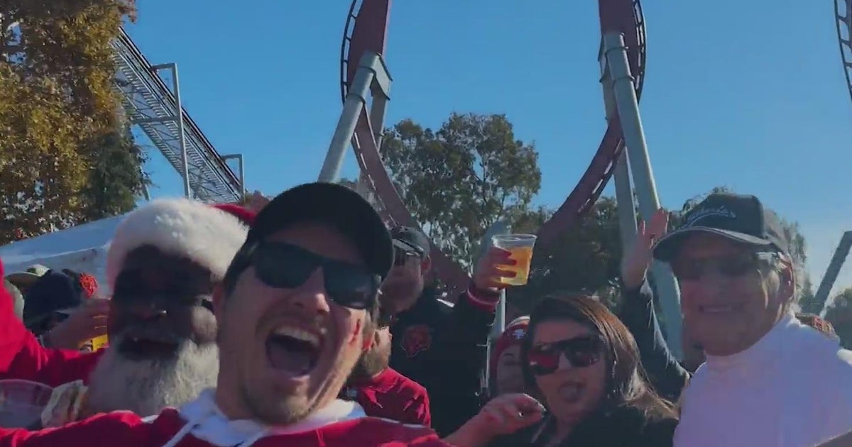 California's Great America hosts Red Zone Rally for 49ers fans - CBS ...