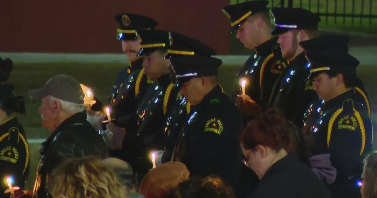 Community honors fallen Terrell police officer Jacob Candanoza with ...