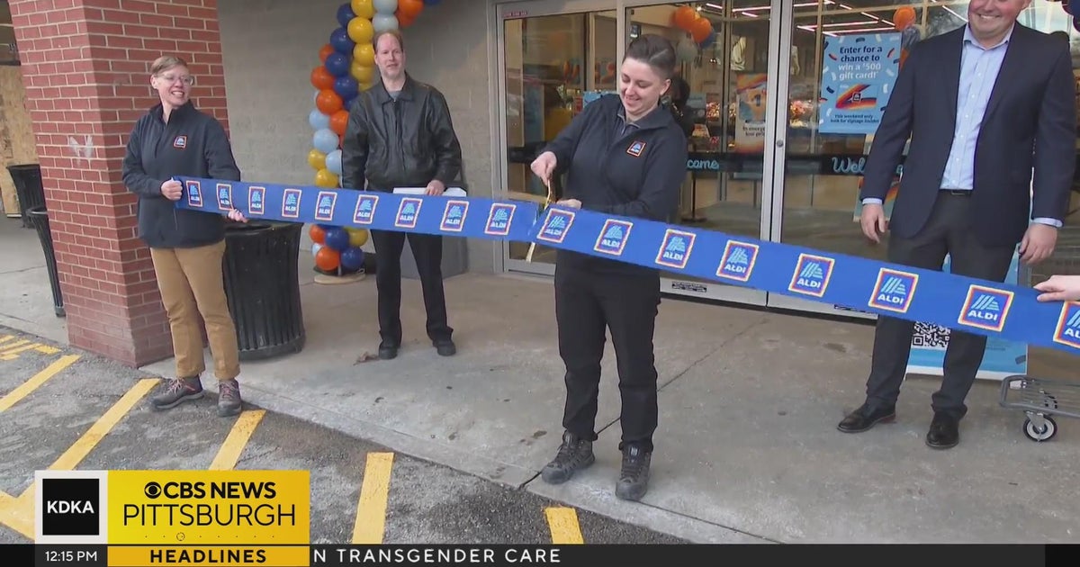 Aldi officially opens new location in Lawrenceville - CBS Pittsburgh