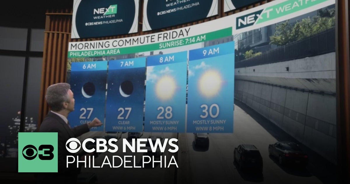 Brisk and cold Friday in Philadelphia region - CBS Philadelphia