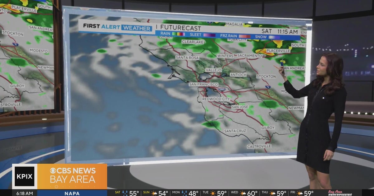 First Alert Weather Saturday morning forecast - CBS San Francisco