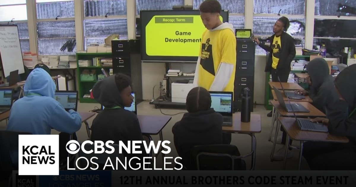 12th annual Brothers Code STEAM Event in Inglewood - CBS Los Angeles