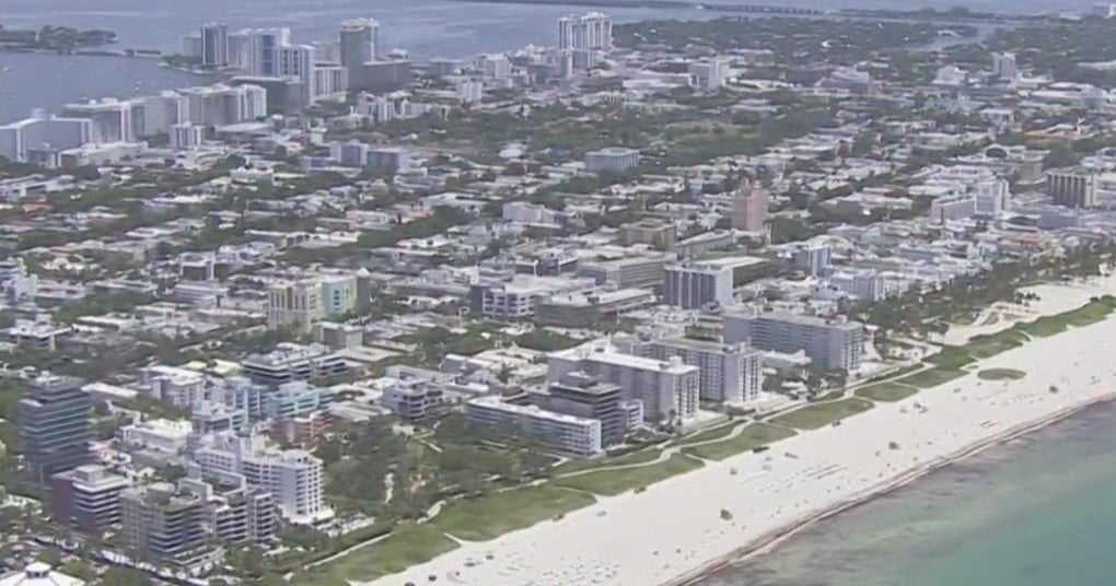 University of Miami study suggests Florida coastline is sinking - CBS Miami