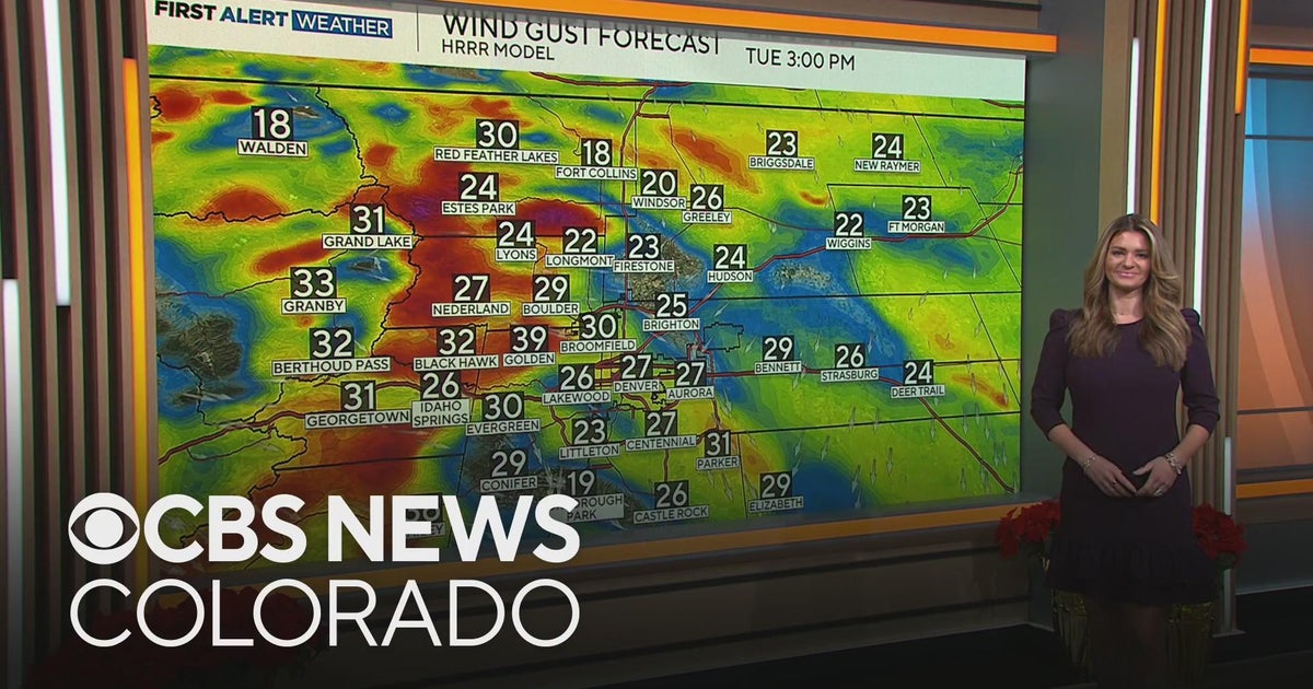 Cold front brings gusty winds to Colorado with mountain snow Tuesday ...