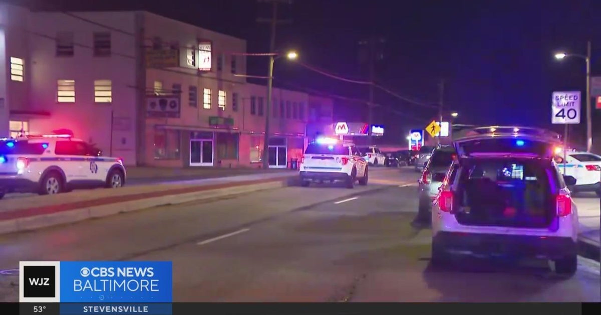 Video shows shooting, crash near funeral home in Towson - CBS Baltimore