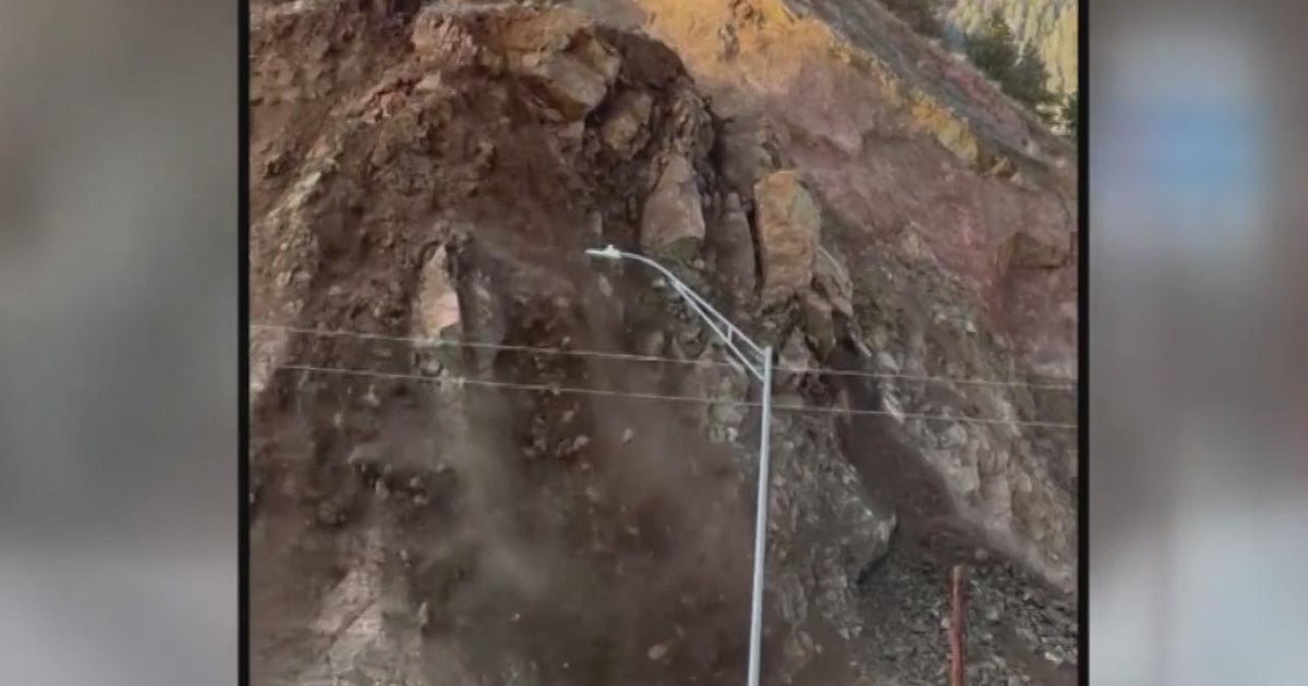 Rock slide closes highways in southern Colorado - CBS Colorado