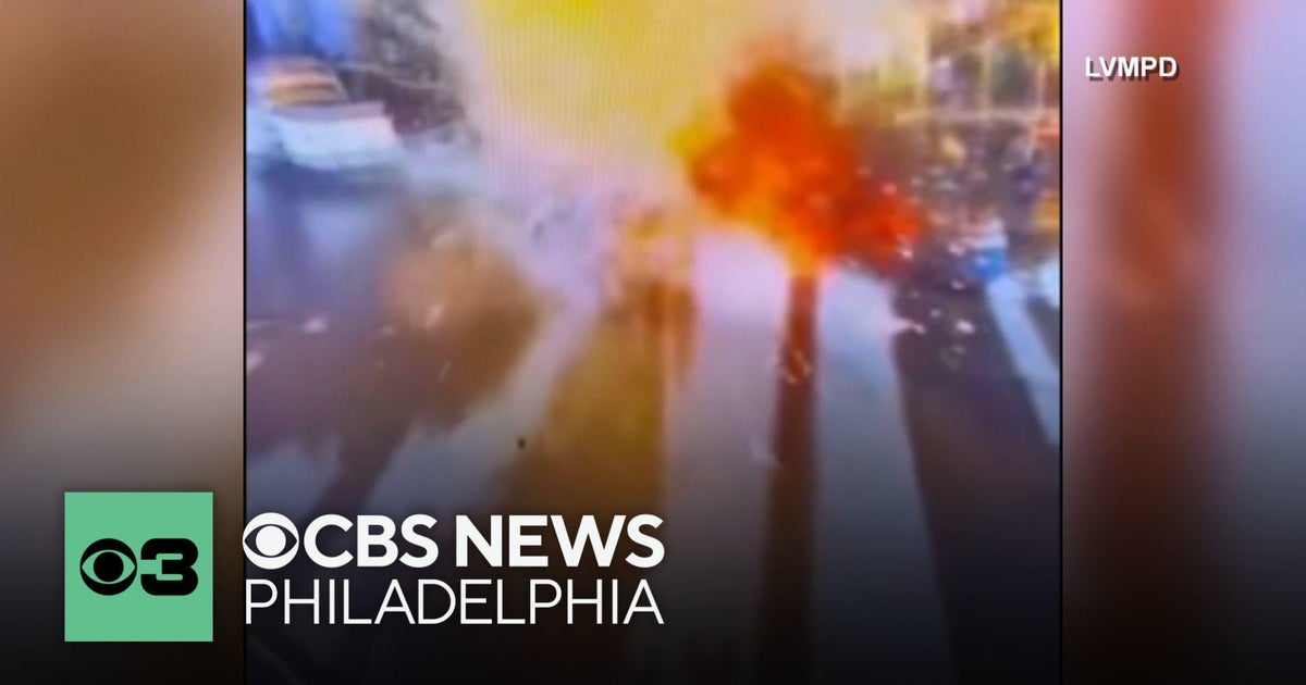Video shows deadly Tesla cybertruck explosion | Digital Brief - CBS ...