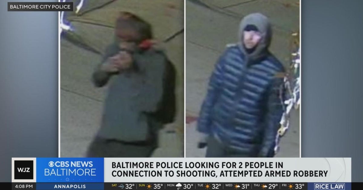 Surveillance images show pair wanted in Baltimore shooting, attempted ...