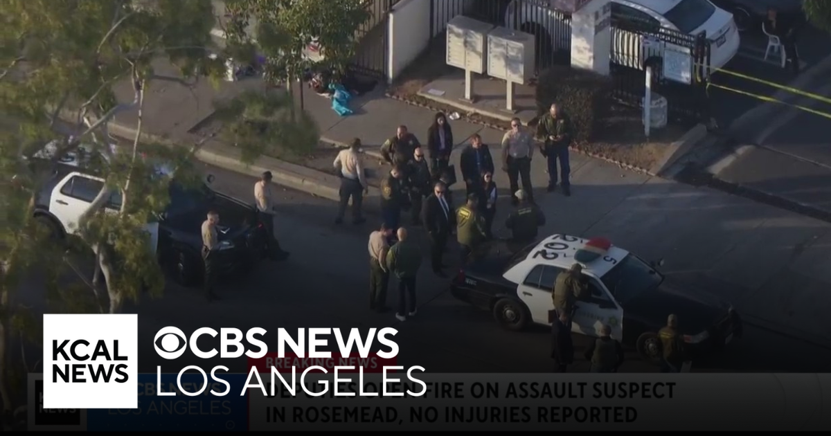 Suspect arrested after deputies open fire in Rosemead - CBS Los Angeles