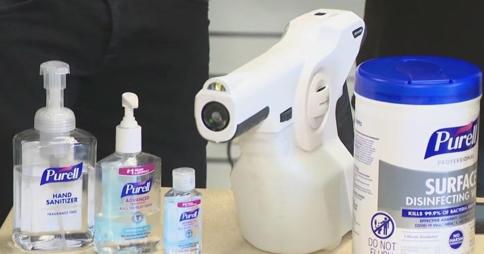 Where's Marty: Acme Paper discusses new hand sanitizer technology - CBS Baltimore