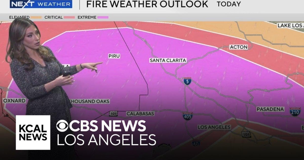 KCAL News Meteorologist Alex Biston provides update about dangerous ...