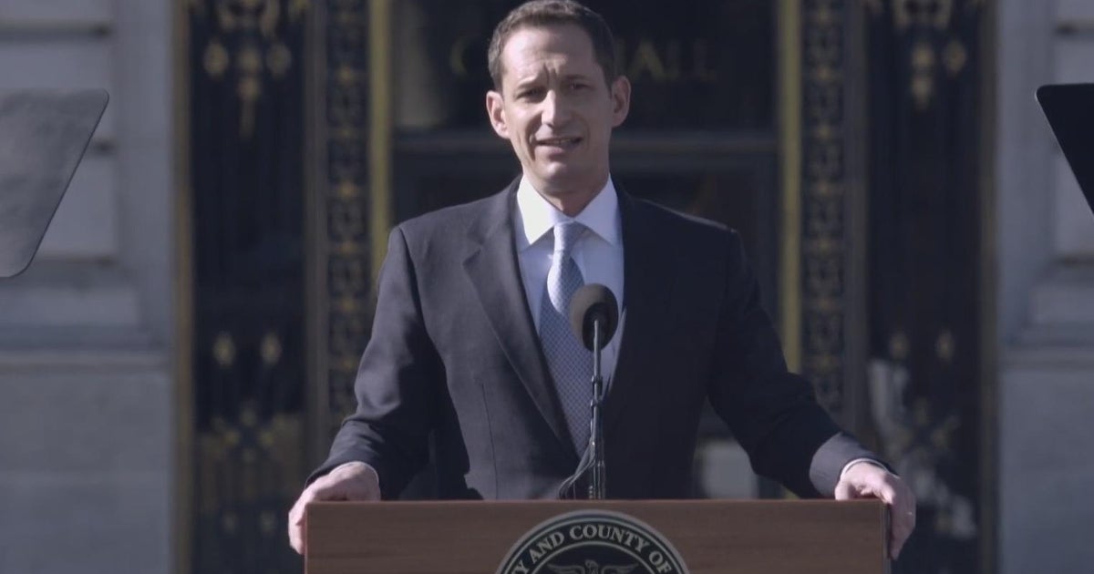 New San Francisco Mayor Daniel Lurie gives his inaugural address - CBS ...