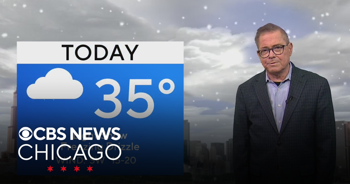 Light snow then freezing drizzle in Chicago - CBS Chicago