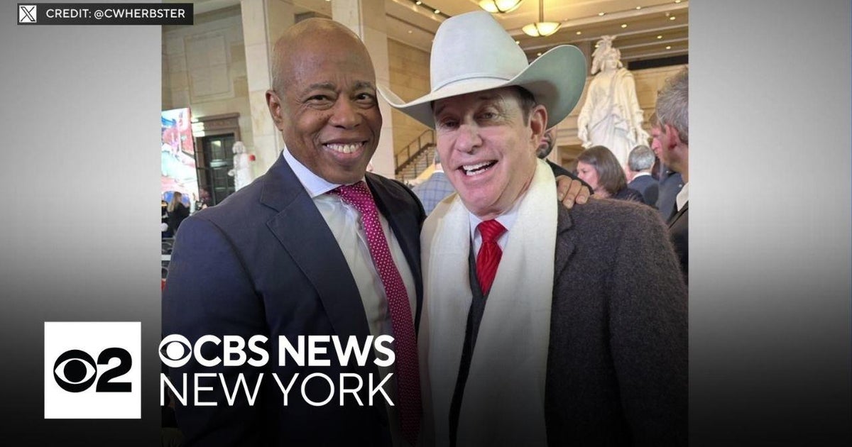 NYC Mayor Eric Adams attends Trump inauguration - CBS New York