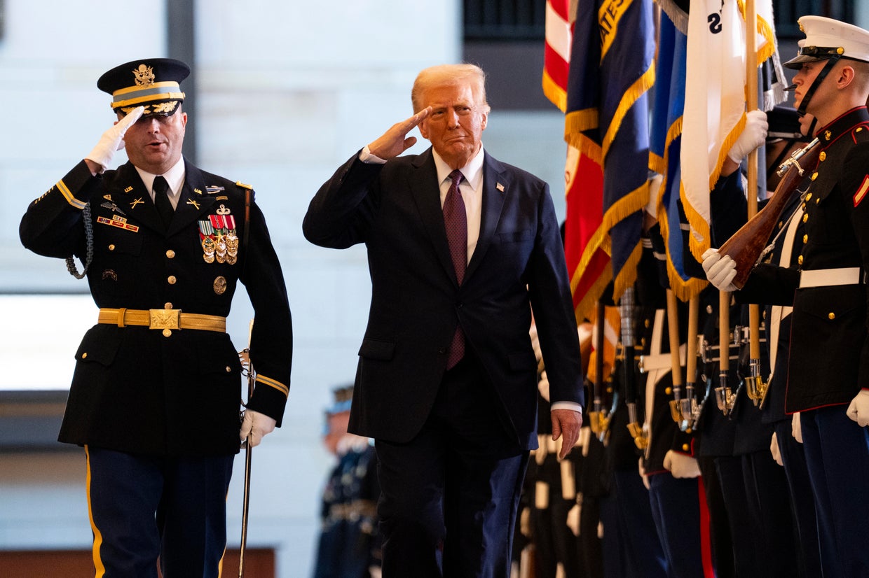President Trump's 2025 inauguration in photos - CBS News