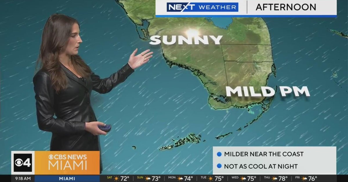 South Florida Weather Forecast 10 a.m. 1/25/2025 - CBS Miami