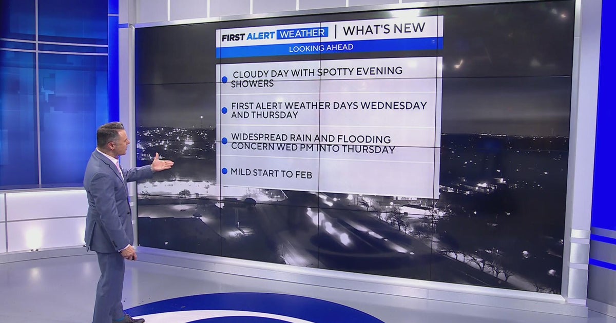 Cloudy Tuesday ahead for North Texas before heavy rain arrives - CBS Texas